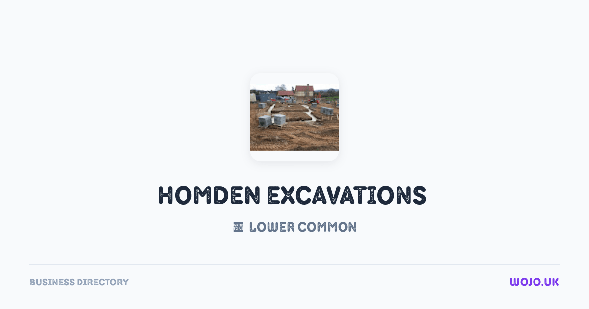 Homden Excavations in Lower Common - Wojo Business Directory